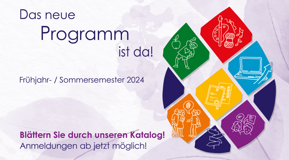 Online Anmeldungen ab jetzt möglich! Blättern Sie durch unsere Kurse ...